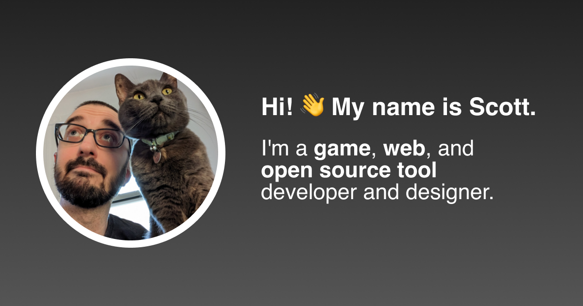 Scott Doxey — Game, web, and open source tool developer and designer.